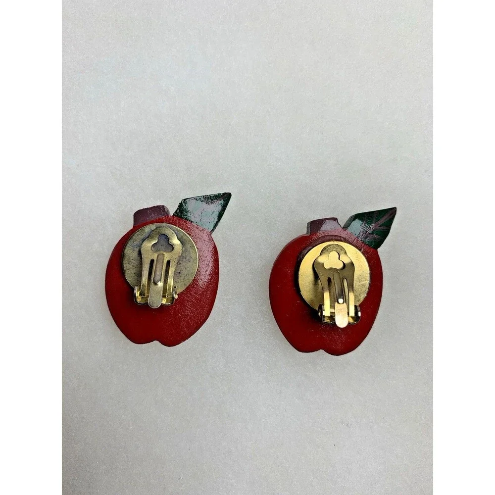 Unbranded | Jewelry | Vintage Teacher Necklace Earrings Set Apple ...